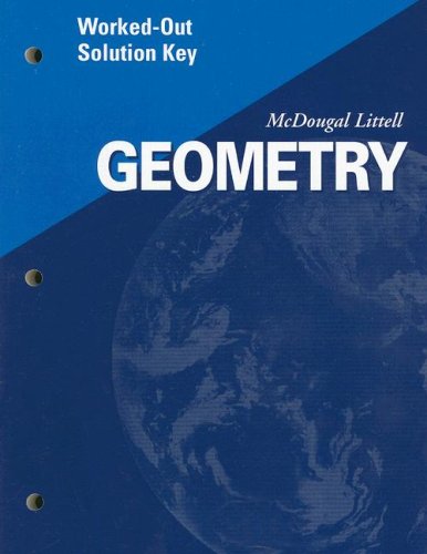 Amazon.com: Geometry: Worked-Out Solution Key: 9780618020775: Larson ...