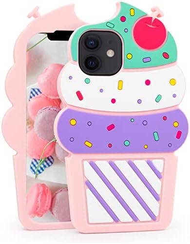 Amazon.com: wifantien 3D Cute Unicorn Soft Case for iPhone 12/iPhone 12 ...