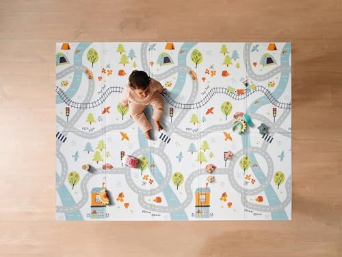 Amazon.com : Nuby Reversible Baby Floor Mat - Foldable and Lightweight ...