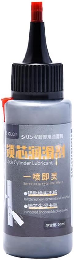 Professional Graphite Lock Lubricant with Smart Straw Spray for Sliding ...