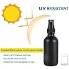 Amazon.com: NOOEEISS Frosted Black Glass Small Spray Bottle 2 oz 48 ...