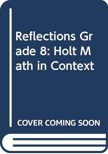 Reflections Grade 8: Holt Math in Context : Freudentha: Amazon.in: Books