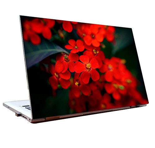 Tamatina Laptop Skins 14 inch - Nature - Flowers - Red - HD Q : Amazon ...
