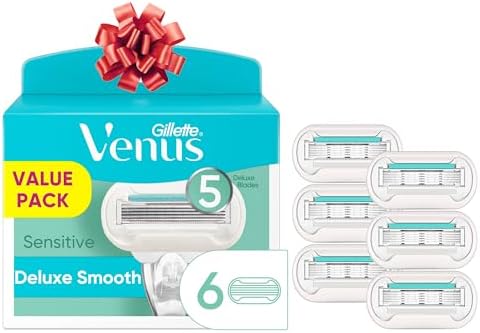 Amazon.com: Gillette Venus Extra Smooth Sensitive Womens Razor Blade ...