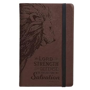 Small Scripture Notebook with Elastic Closure, Strength and Defense ...