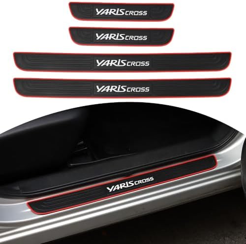 Amazon | LEXLEYS トヨタ ヤリスクロス MXPB10 MXPB15 MXPJ10 MXPJ15（2020年8月~） サイドステップガード スカッフプレート 車用ドアモール ...