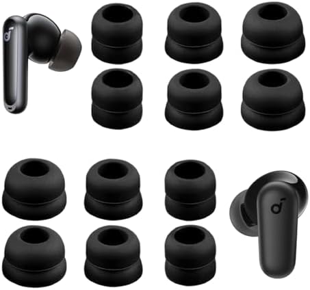 Amazon.com: A-Focus Double Flange Ear Tips for Soundcore P40i P30i P20i ...