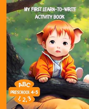 My First Preschool Workbook, 100 pages, 7.5 x 9.25 in, Alphabet ...