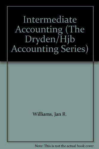 Amazon.com: Intermediate Accounting (The Dryden/Hjb Accounting Series ...