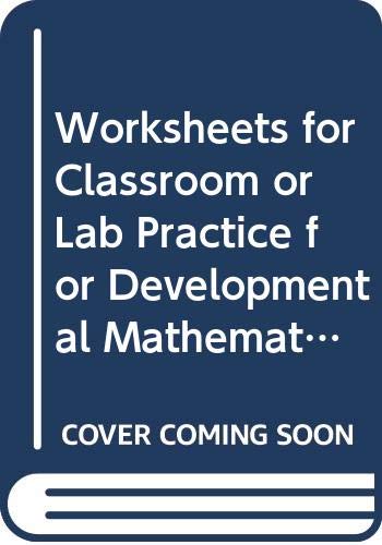 Amazon.com: Developmental Mathematics Worksheets for Classroom or Lab ...