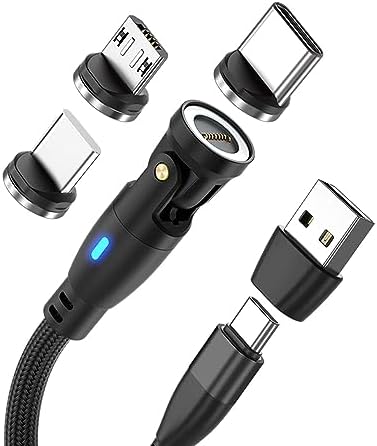 BIG+ Magnetic Charging Cable 2 Pack - (2M/1M) 100W Magnetic USB C ...