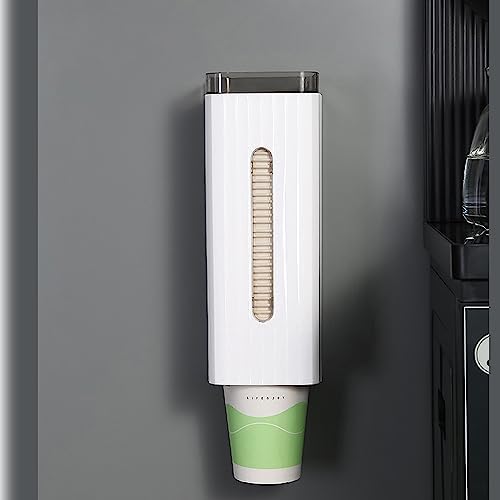 divinezon Wall Mount Bathroom Cup Holder for 3oz to 6oz Paper & Plastic ...