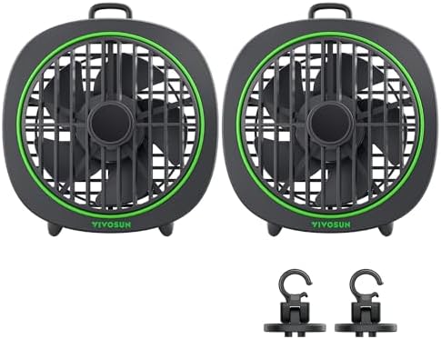 Amazon.com: CANNABMALL Clip On Fan for Grow Tents 6 Inch Oscillating ...