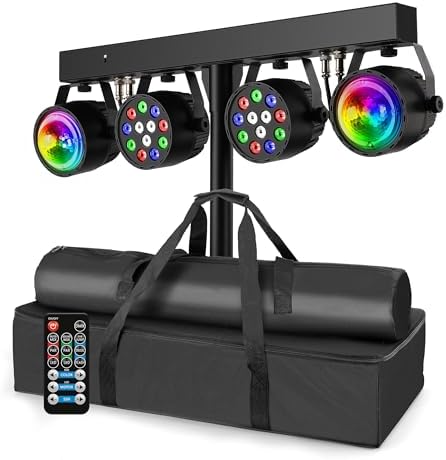 Amazon.com: Telbum DJ Disco Lights with Stand, Professional LED Party ...
