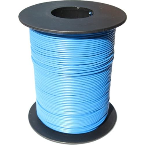 100 Meter LIY Kabel Litze 0,14mm² flexibel Kupferlitze Schaltlitze blau ...