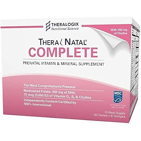 Amazon.com: TheraNatal Core Preconception Prenatal Vitamin (90 Day ...