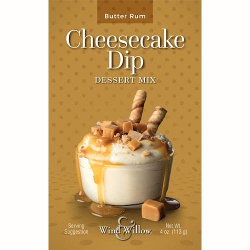 Amazon.com: Wind & Willow Butter Rum Cheesecake Dip Mix : Grocery ...