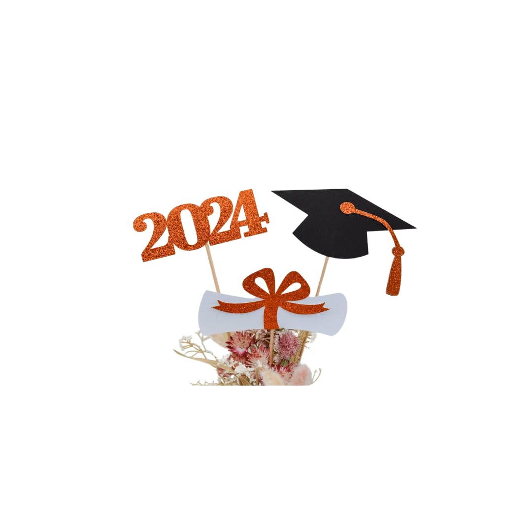 Amazon.com: Set of 3 pieces of graduation centerpieces, Graduation ...