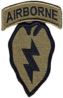 Amazon.com: 101st Airborne Division and Airborne Tab Color Patch with ...