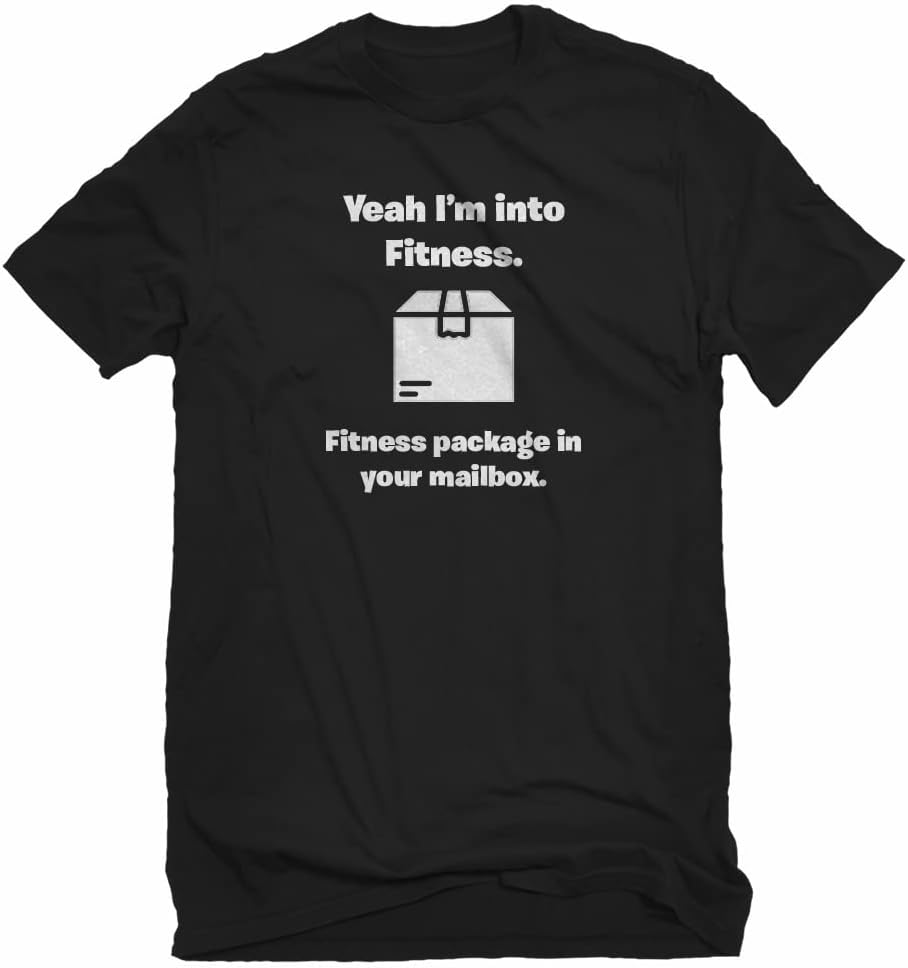 Amazon.com: Fitness Package in Your Mailbox Unisex T-Shirt : Clothing ...
