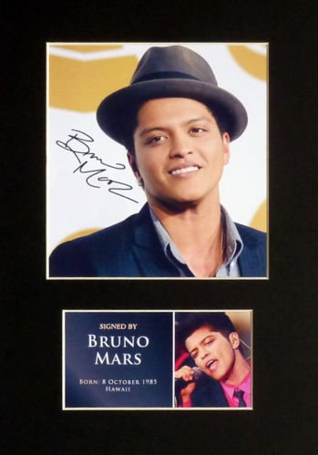 BRUNO MARS SIGNED PRINT CH - BRUNO MARS: Amazon.de: Musik-CDs & Vinyl