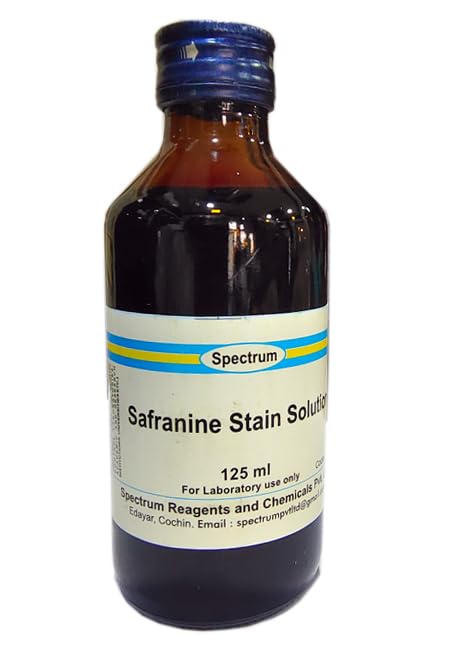 SPECTRUM SAFRANINE STAIN SOLUTION (125ml) : Amazon.in: Industrial ...