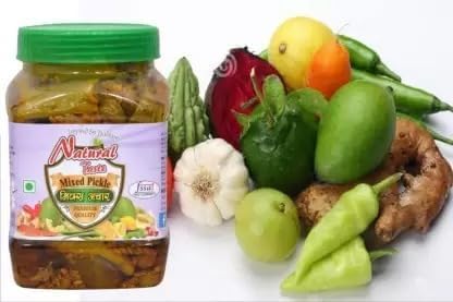 DAILY FOOD Punjabi Pachranga Mix Pickle Home Made & Mother Made Herbal ...