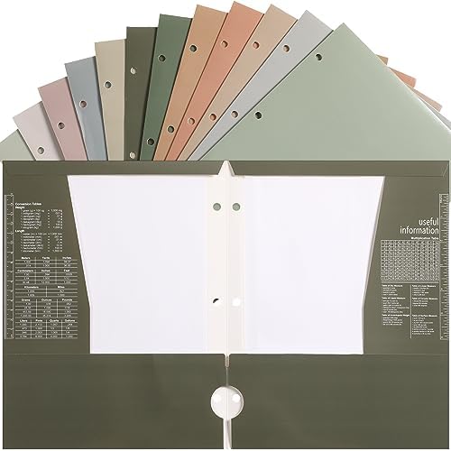 Amazon.com : Yaomiao 48 Pcs Pocket Folders Paper Folders with Pockets 3 ...