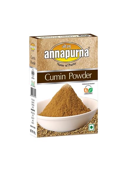 Annapurna Organic Cumin Powder/Zeera Powder/Jeelakarra - 100gms | Pack ...