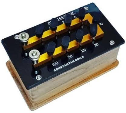 NS Resistance Box Plug BRASS smooth finish Box (0 to 100 Ohms)- Brass ...