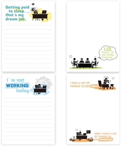 Amazon.com : Funny Novelty Memo Pads Funny Notepads for Office ...