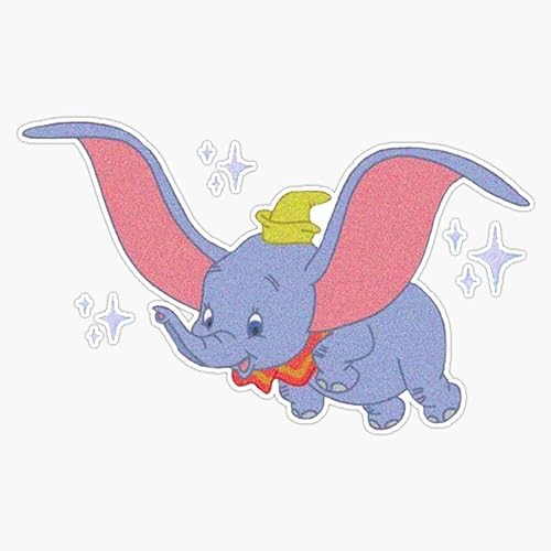 Amazon.com: Dumbo Aesthetic Vintage Sticker Vinyl Waterproof Sticker ...
