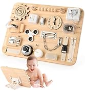 Amazon.com: Potatomato Busy Board Toddlers - Montessori Educational ...