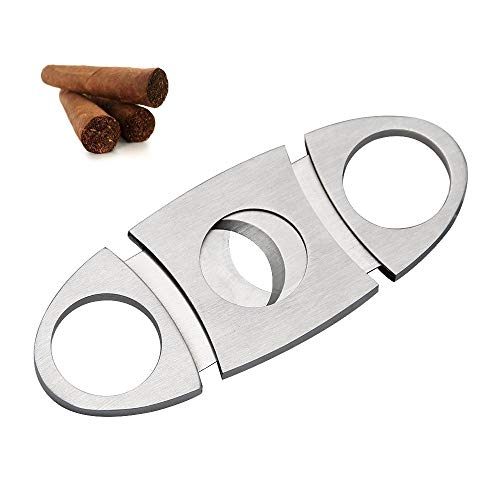 Buy VENEKETY Stainless Steel Cigar Cutter，with Double Blade，Suitable ...