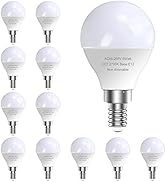 Amazon.com: GOSCHE 6 Pack Bright Ceiling Fan Light Bulbs, 60 Watt ...