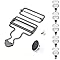 Amazon.com: 6 Sets Metal Overalls Buckles, 1-1/2" Overall Replacement ...