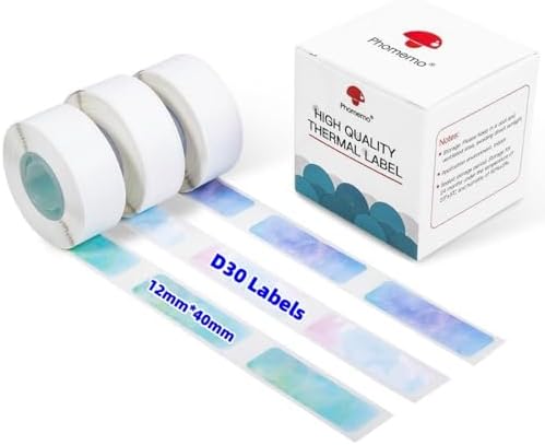 Amazon.com : Janlaugh 3 Rolls Adhesive Reflective Label Paper ...