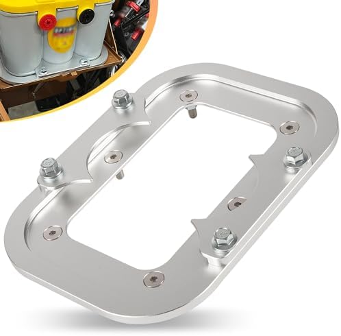 Amazon.com: Aluminum Battery Pallet Trunk Battery Hold Down Mount ...