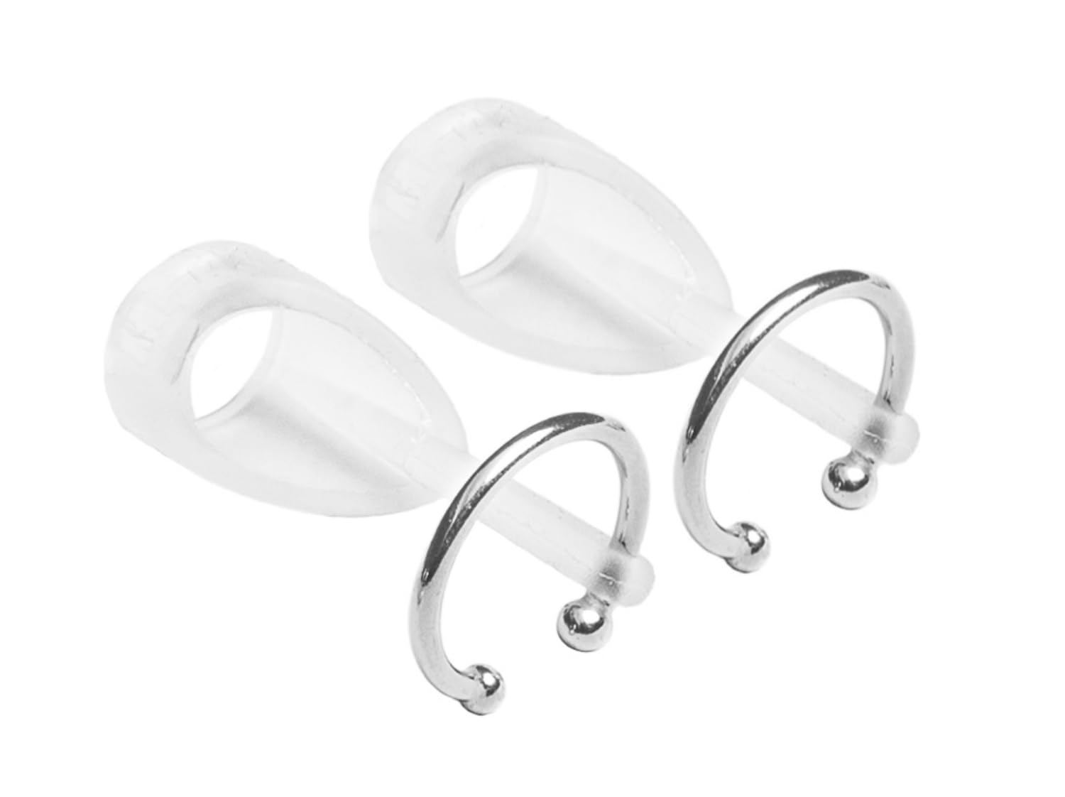 Amazon.com: Deafmetal USA Retention Hearing Aid Cuff and Silicone ...