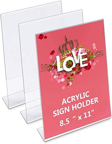 Porpoise A4 Size Acrylic Tent Card Holder Display Stand A4 Paper Holder ...