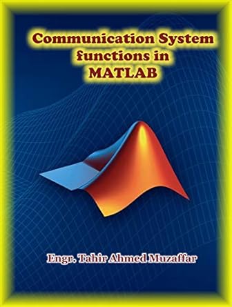 Amazon.com: Communication system functions in MATLAB : MATLAB Practice ...