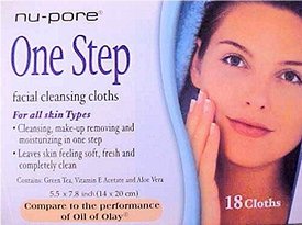 Amazon.com: Nu-pore One Step Facial Cleansing Cloths for All Types of ...