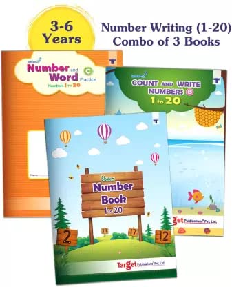 Buy Number Writing Books For Kids 1 To 20 | Include Children Activity ...