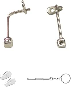 Amazon.com: Eyeglasses Nose Pads Arm Metal Replacement Nose Bridge ...