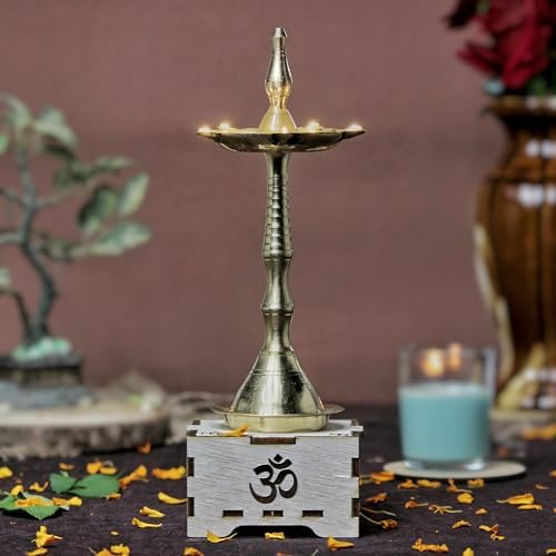 Buy SolarBasket Akhand Solar Diya for Puja,Temple,Home Decoration 6 ...