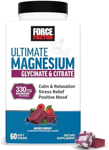 Amazon.com: Force Factor Ultimate Magtein Magnesium L-Threonate 2000mg ...