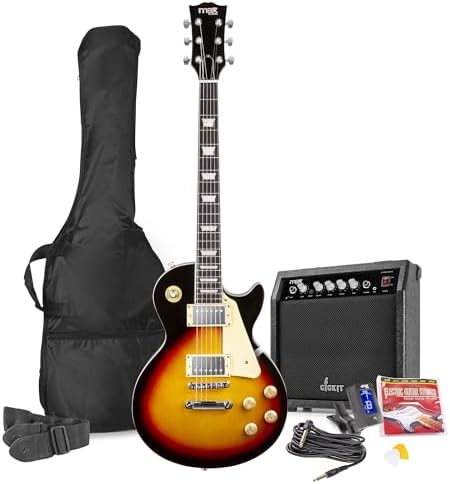 Max GigKit Beginner Electric Guitar Package with Amplifier, Tuner ...