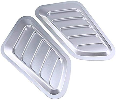 NewL Custom Chrome Plated Decorative Air Flow Intake Turbo Bonnet Hood ...