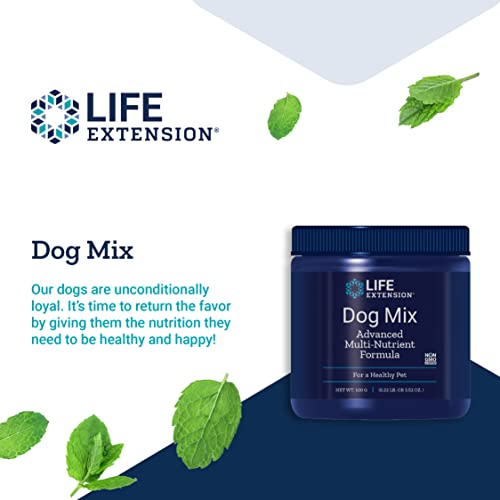 Life Extension Dog Mix - Daily Nutrition Care Supplement Powder for ...