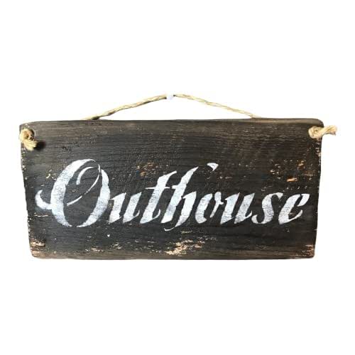 Amazon.com: Outhouse Barn Wood Sign : Home & Kitchen